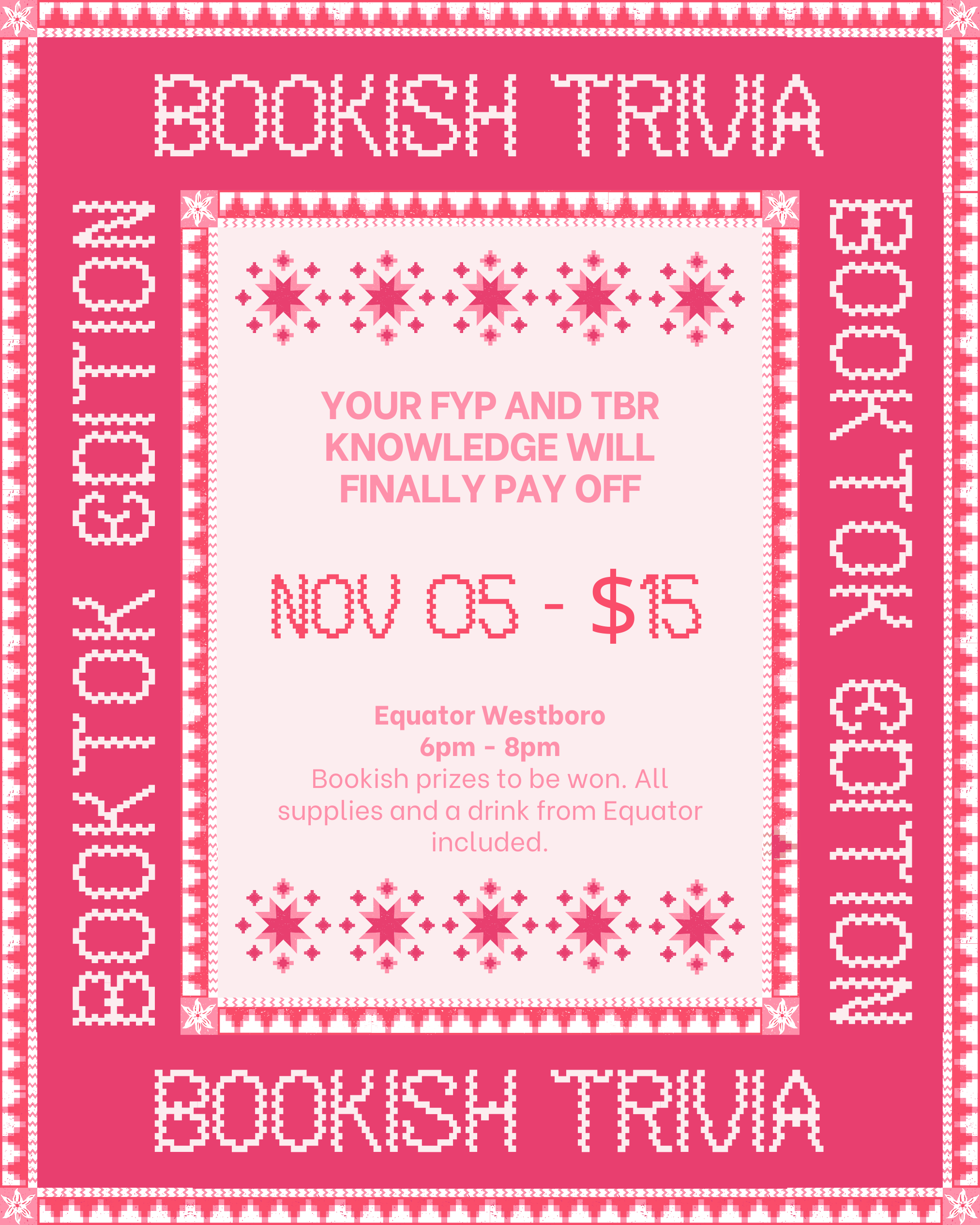 Bookish Trivia: BookTok Edition - Westboro Village BIA